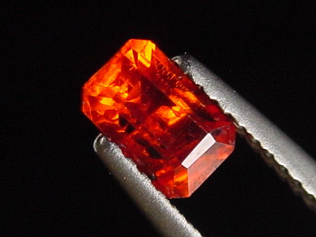 Zincite 1,49 Ct. octagon faceted Poland